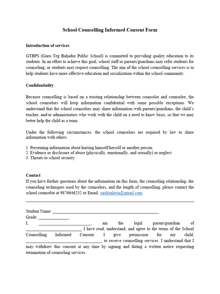 consent form 1 | PDF
