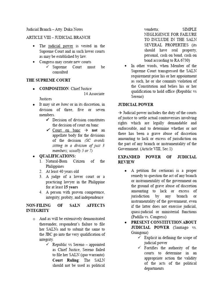 Judicial Branch | PDF | Jurisdiction | Judiciaries