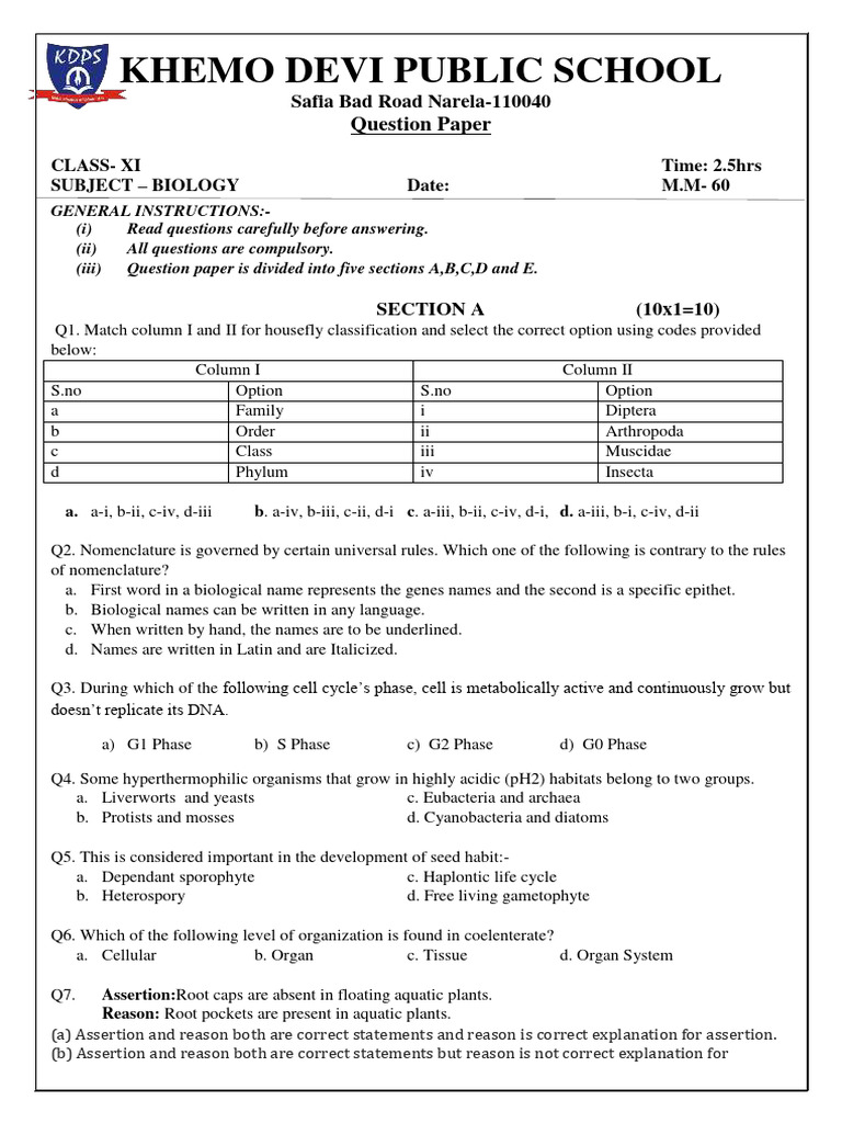 Bio XI | PDF | Biology | Plants