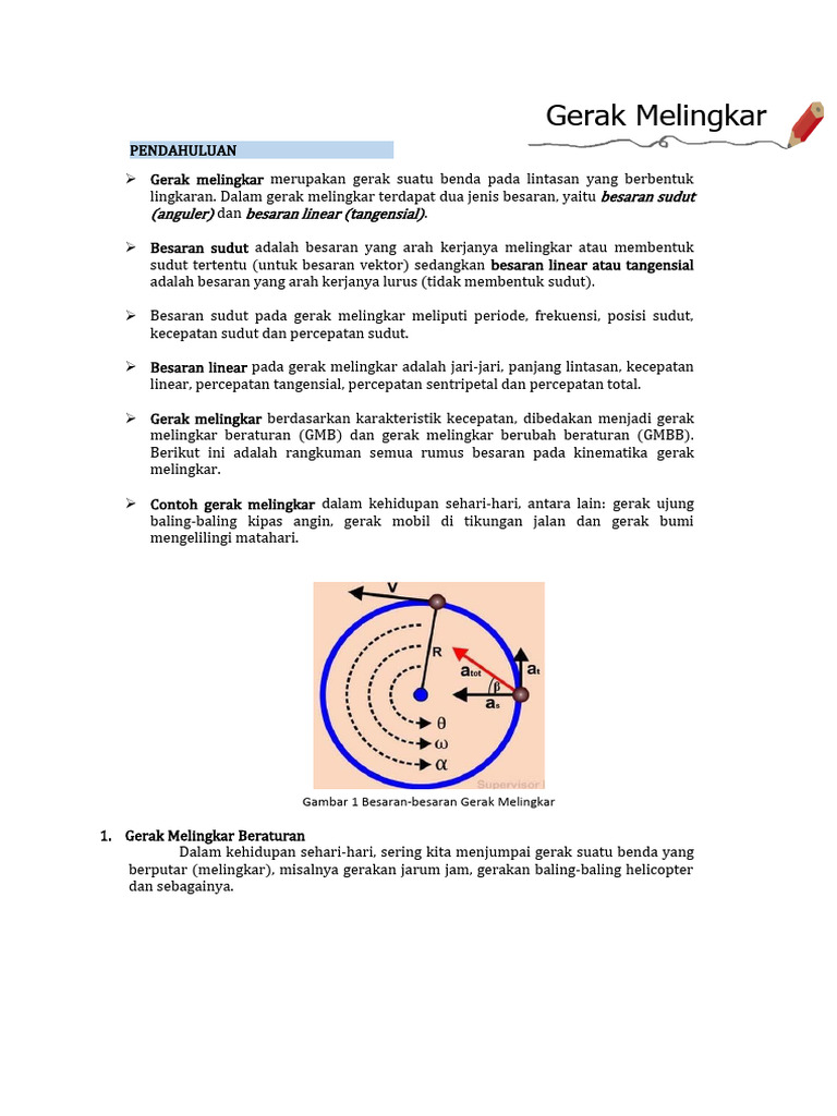 Gerak Melingkar | PDF