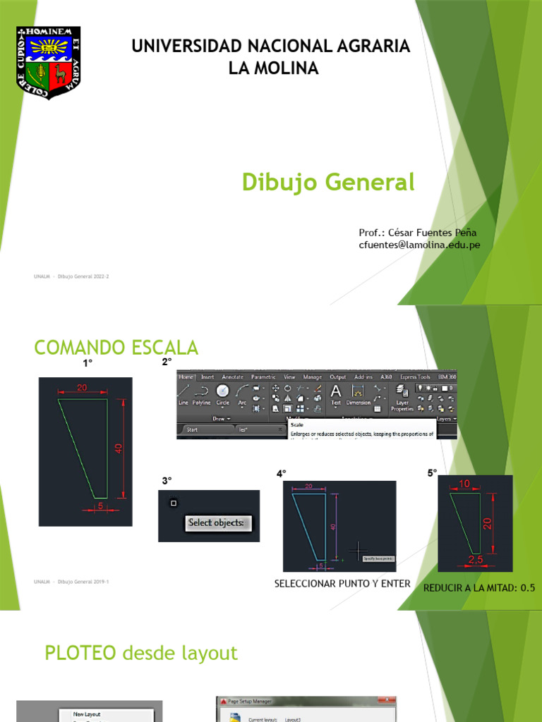 Ejercicios de Dibujo General UNALM 2022-2 | PDF