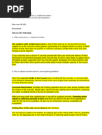 Meaning of "Laitance": Concrete Construction Staff | PDF