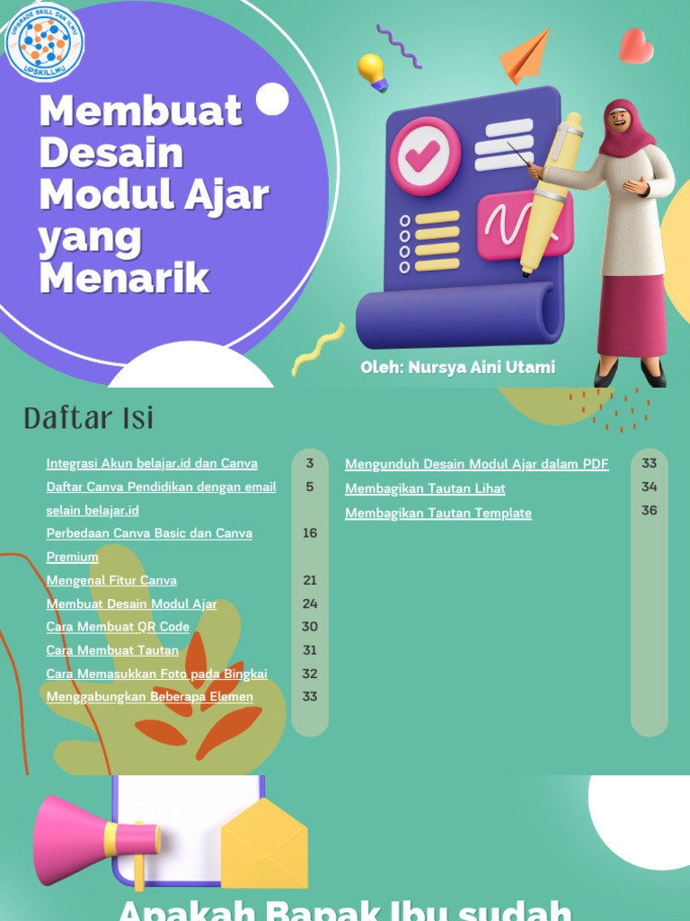Desain Modul Ajar Menarik di Canva | PDF