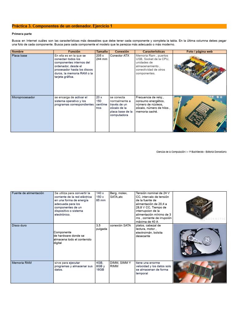 Tarea1 7rocío Gregorio 1a | PDF | Microprocesador | Hardware de la computadora
