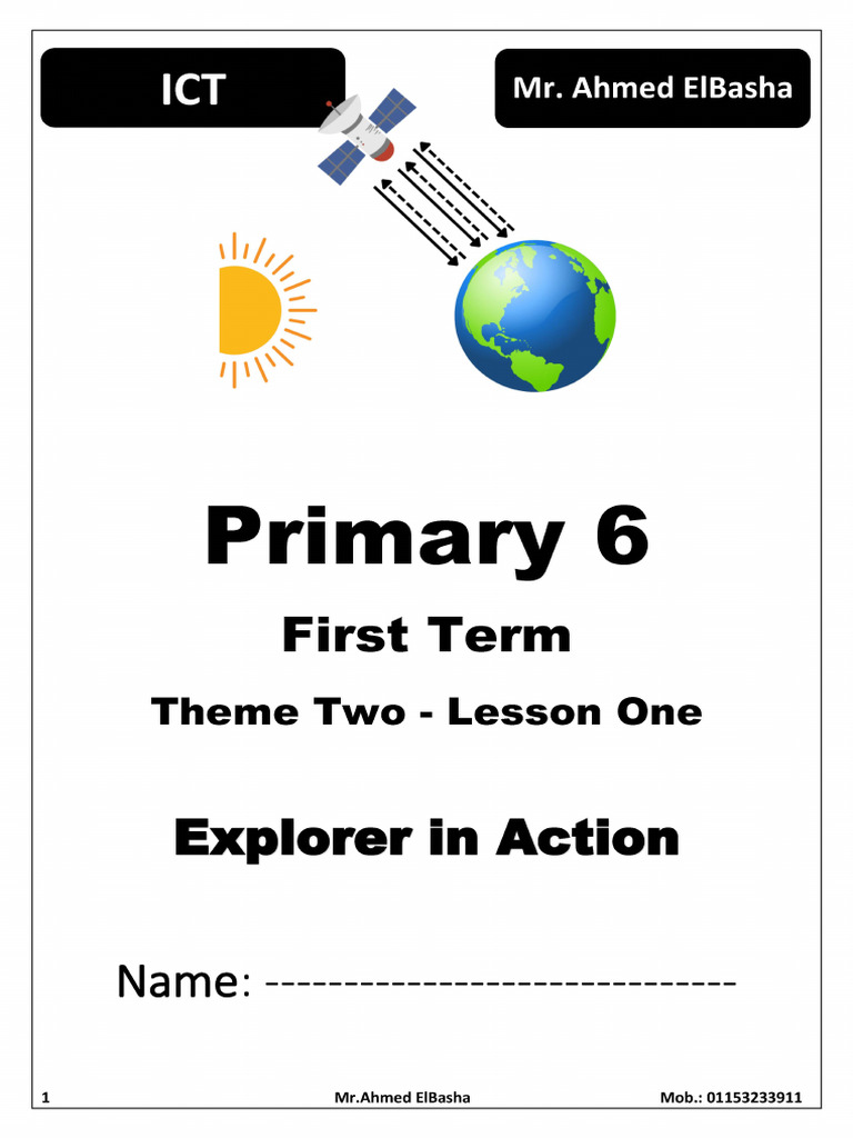 Grade 6 - ICT - Theme 2 Lesson 1 2023 | PDF