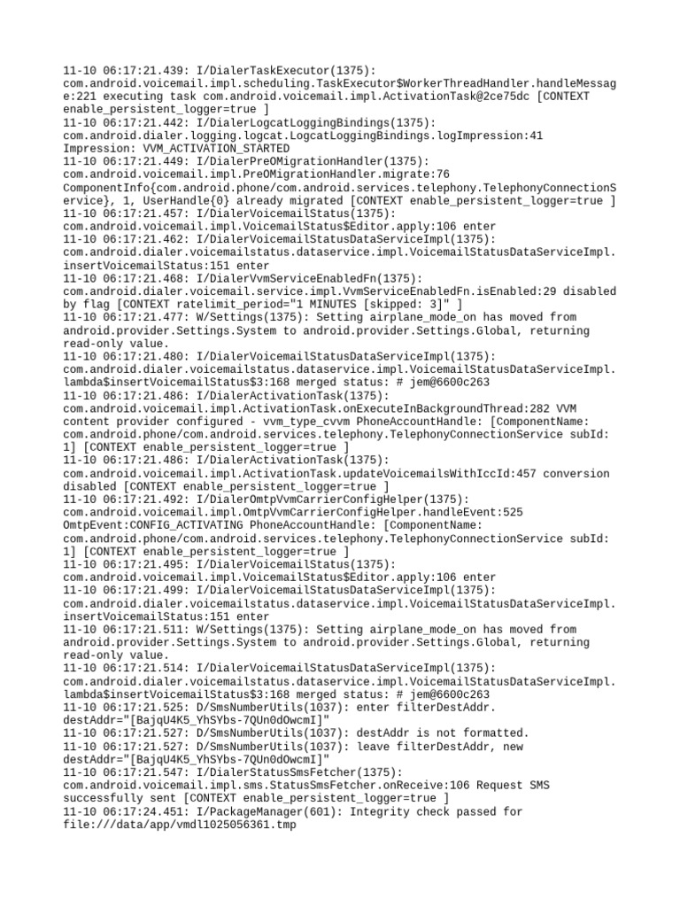 Logcat | PDF | Java (Programming Language) | Information Technology