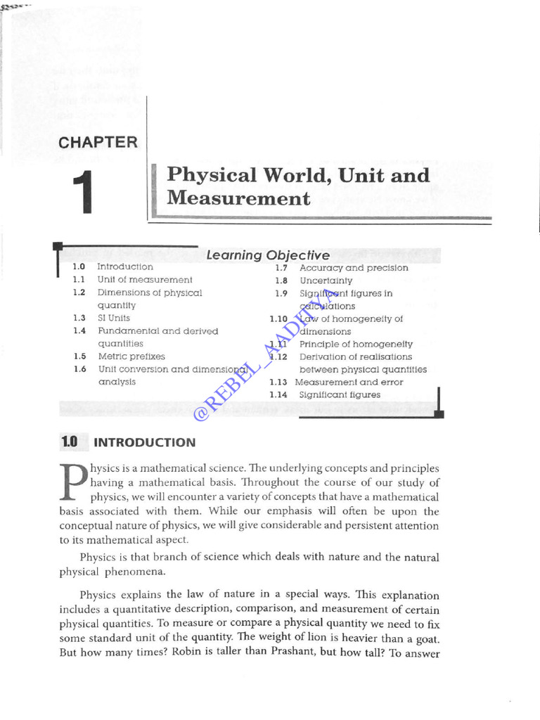 Physics Foundation Notes for Beginners | PDF