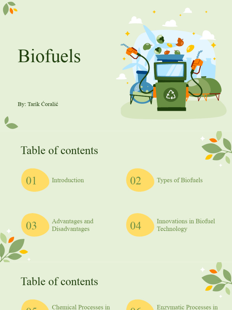 Bio Fuels Chemistry Presentation | PDF | Biofuel | Biodiesel
