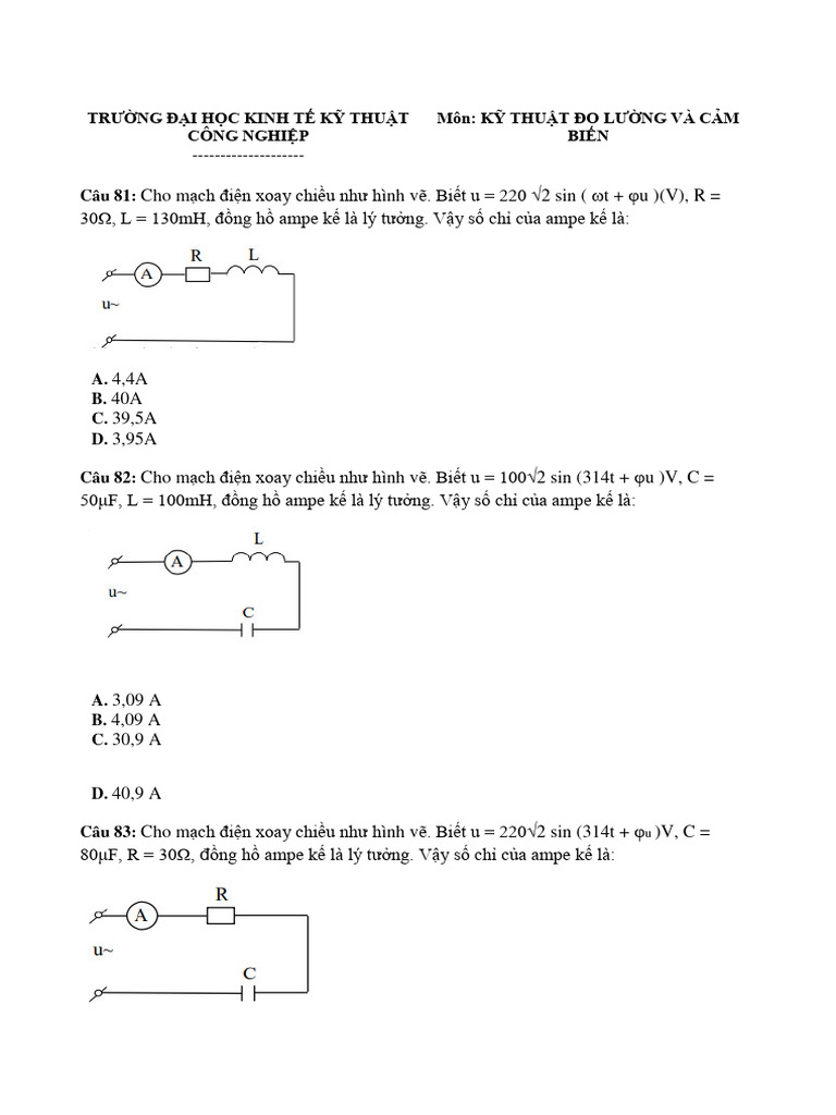 Tham khao - CH3 - D - KT DO LUONG CAM BIEN - D - Kỹ thuật đo lường và cảm biến | PDF
