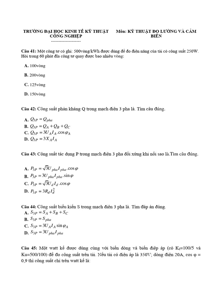 Tham Khao - CH5 - D - KT DO LUONG CAM BIEN | PDF