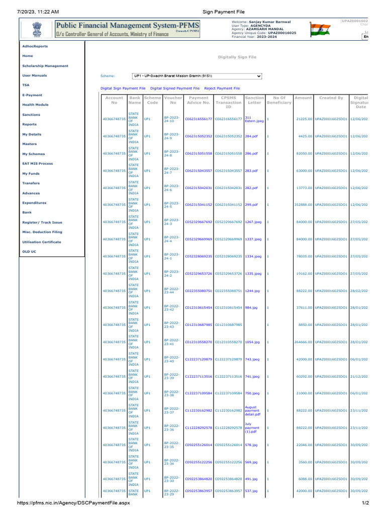 PFMS Details 2 | PDF | Economies | Financial Services