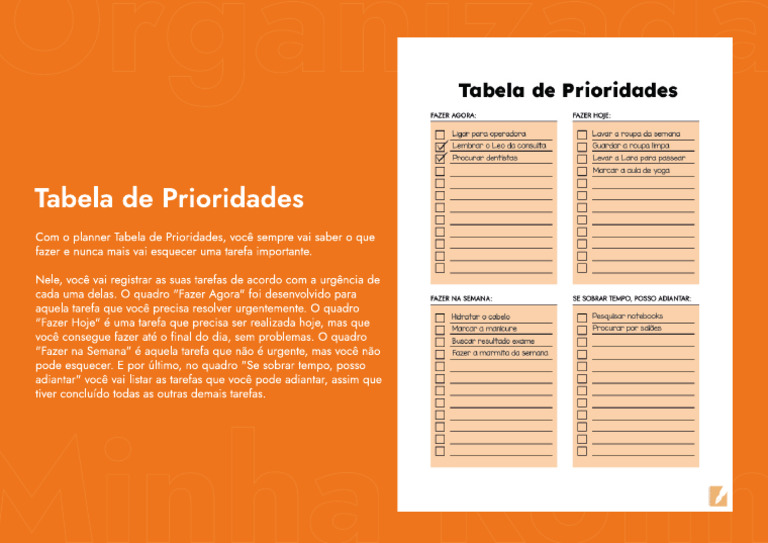 ManualdeUso TabeladePrioridades | PDF
