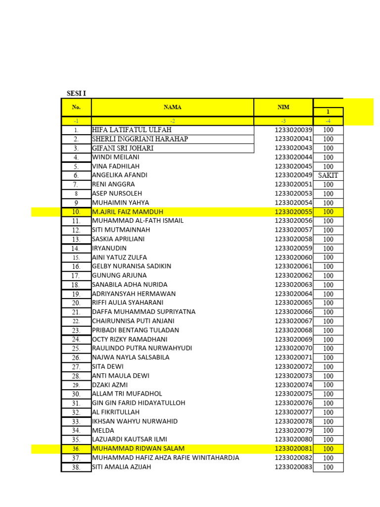 Blanko Penilaian Pancasila Hes 1b | PDF
