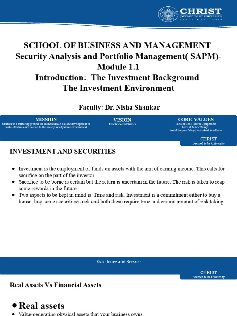 Chapter 1 Revised | PDF | Repurchase Agreement | Stocks