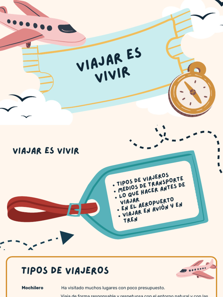 Viajar es vivir | PDF | Aeropuerto | Aviación