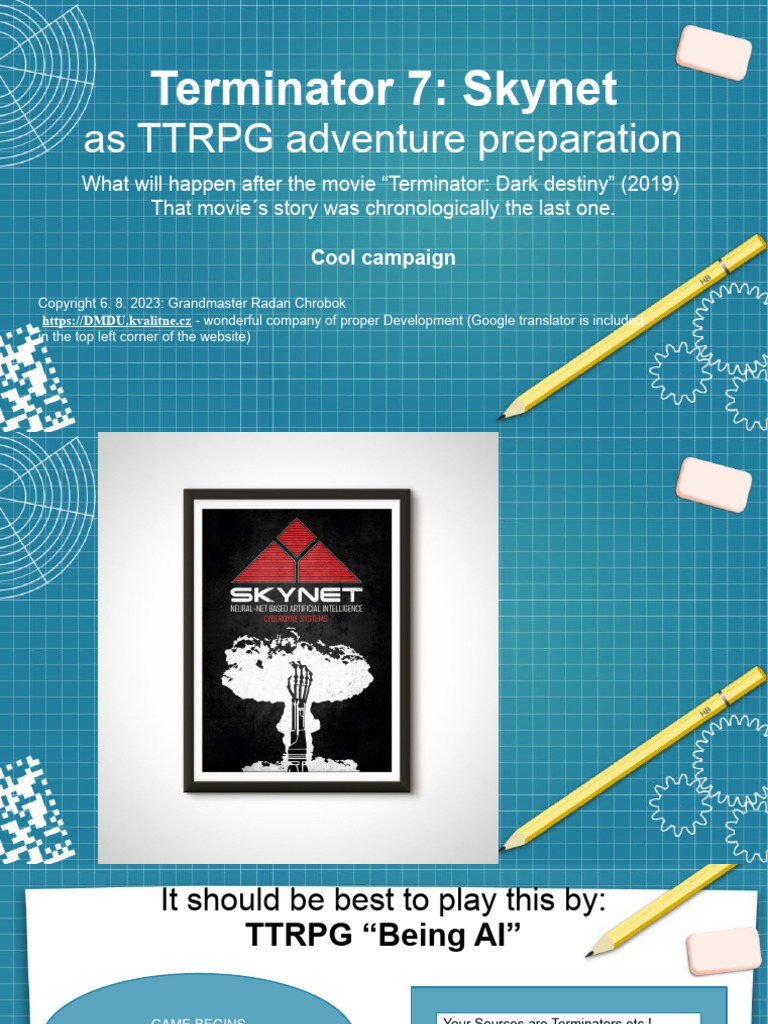 Ttrpg Adventure2 Flowchart Terminator 7 Skynet | PDF
