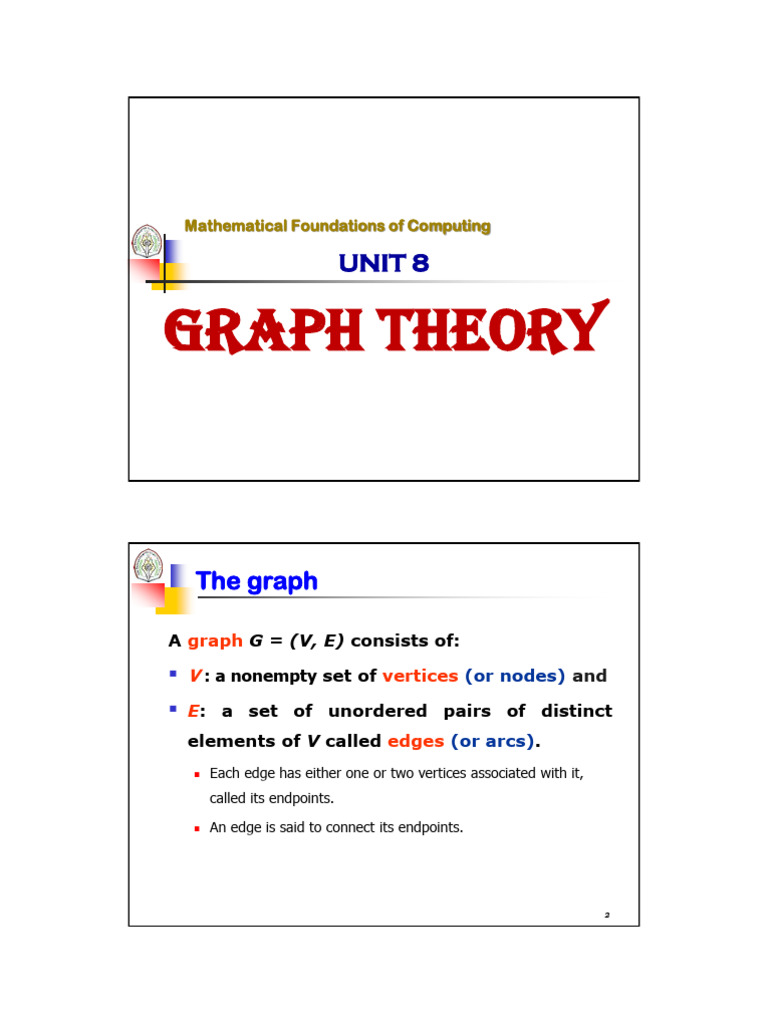 Introduction to Graph Theory Concepts | PDF | Vertex (Graph Theory ...
