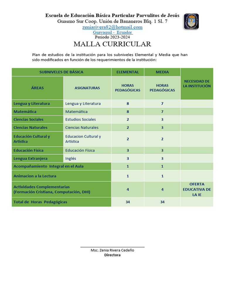 Malla Curricular | PDF