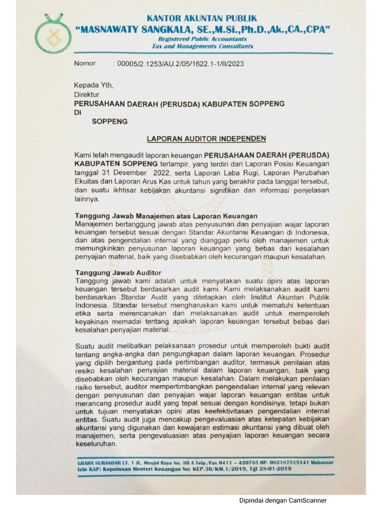 26 Informasi Laporan Keuangan BUMD Perusahaan Daerah-8-9 | PDF