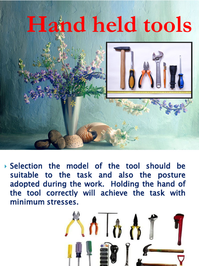 4-Hand Held Tools and Wheelchair | PDF