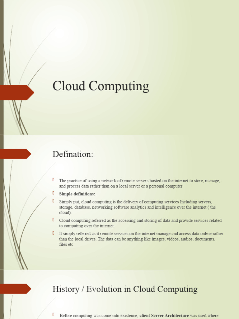 Cloud Computing | PDF | Cloud Computing | Software As A Service