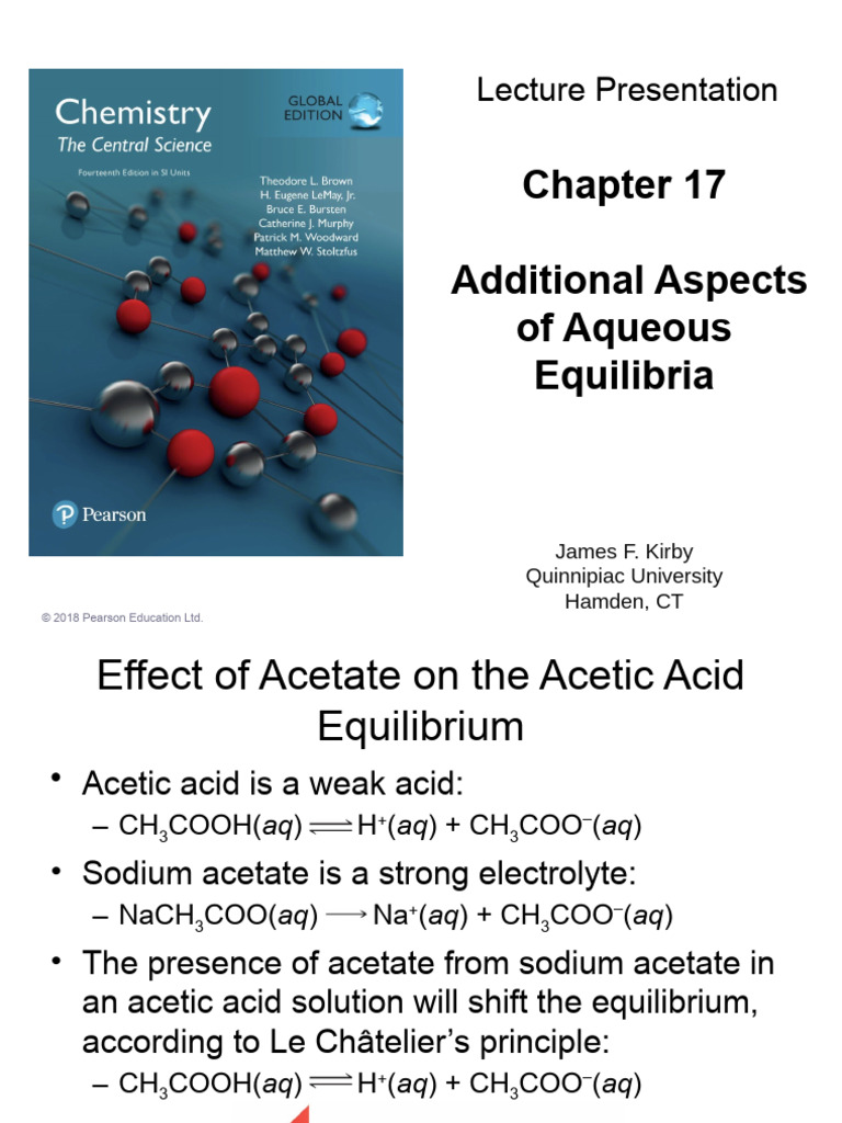 BLB 14e Ch17 Lecture | PDF | Acid | Titration