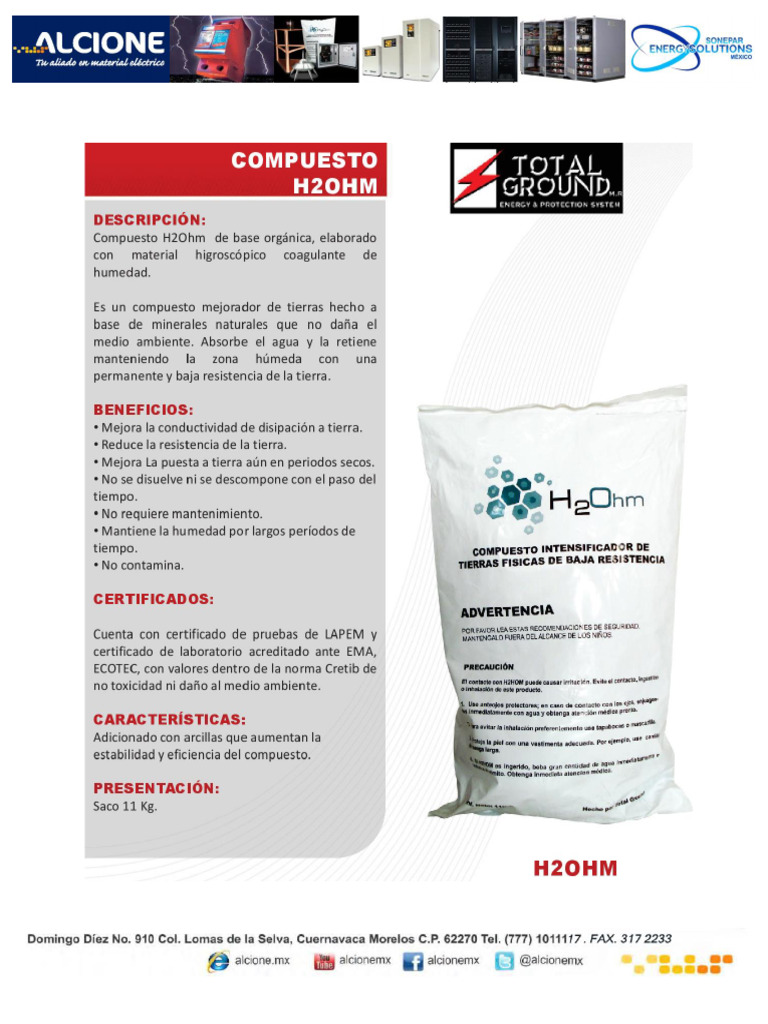 15-H2OHM para Sistemas de Tierra | PDF
