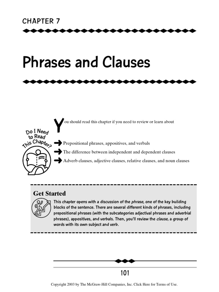 U1C1PDF Phrases and Clauses Self-Study | PDF | Adverb | Adjective