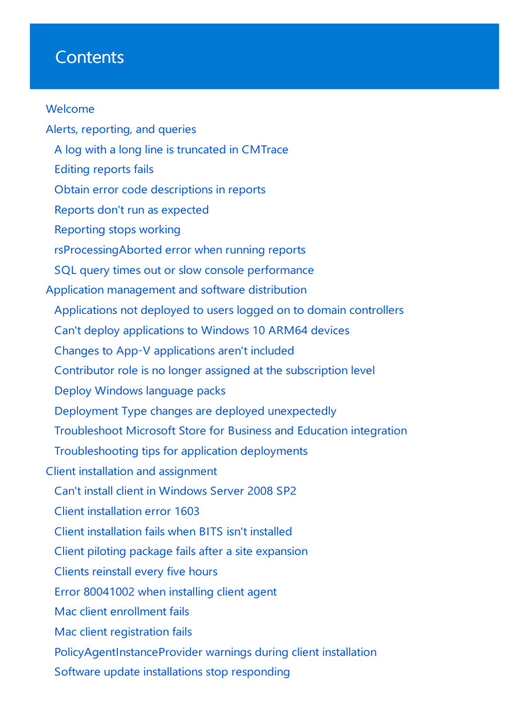 Troubleshooting ConfigMgr | PDF | Microsoft Sql Server | Windows Registry