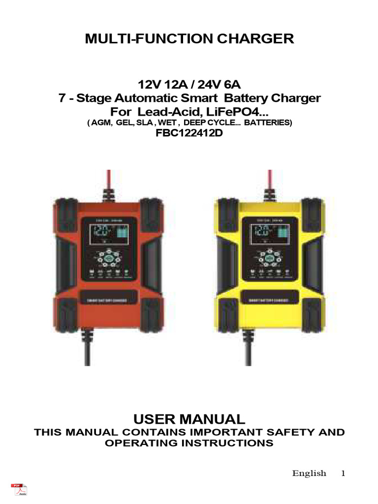 Optim | PDF | Battery Charger | Battery (Electricity)