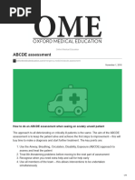 ABCDE-Approach OSCE-Checklist | PDF | Diseases And Disorders | Medicine