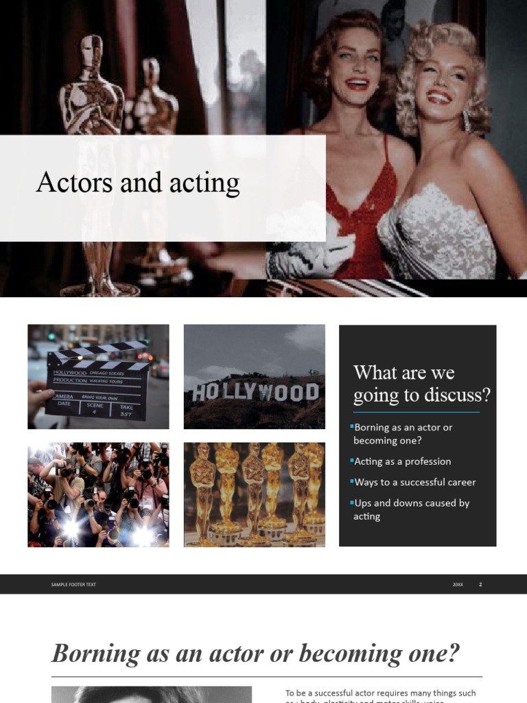 Actors and Acting | PDF | Actor | Cognition
