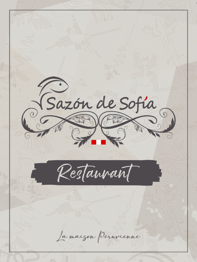 Menu Sazon de Sofia Correccion 04-30-23 | PDF