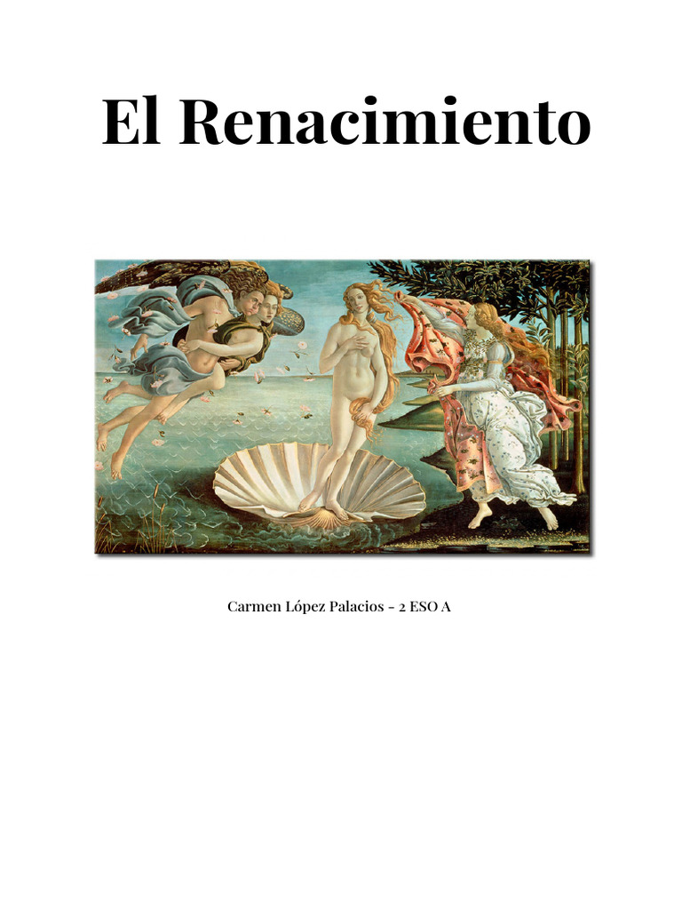 El Renacimiento | PDF | Renacimiento | Miguel Ángel