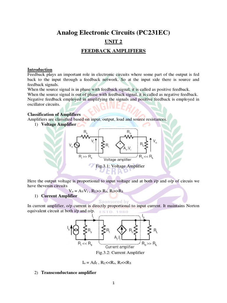 Aec U 2 Pdf Amplifier Feedback