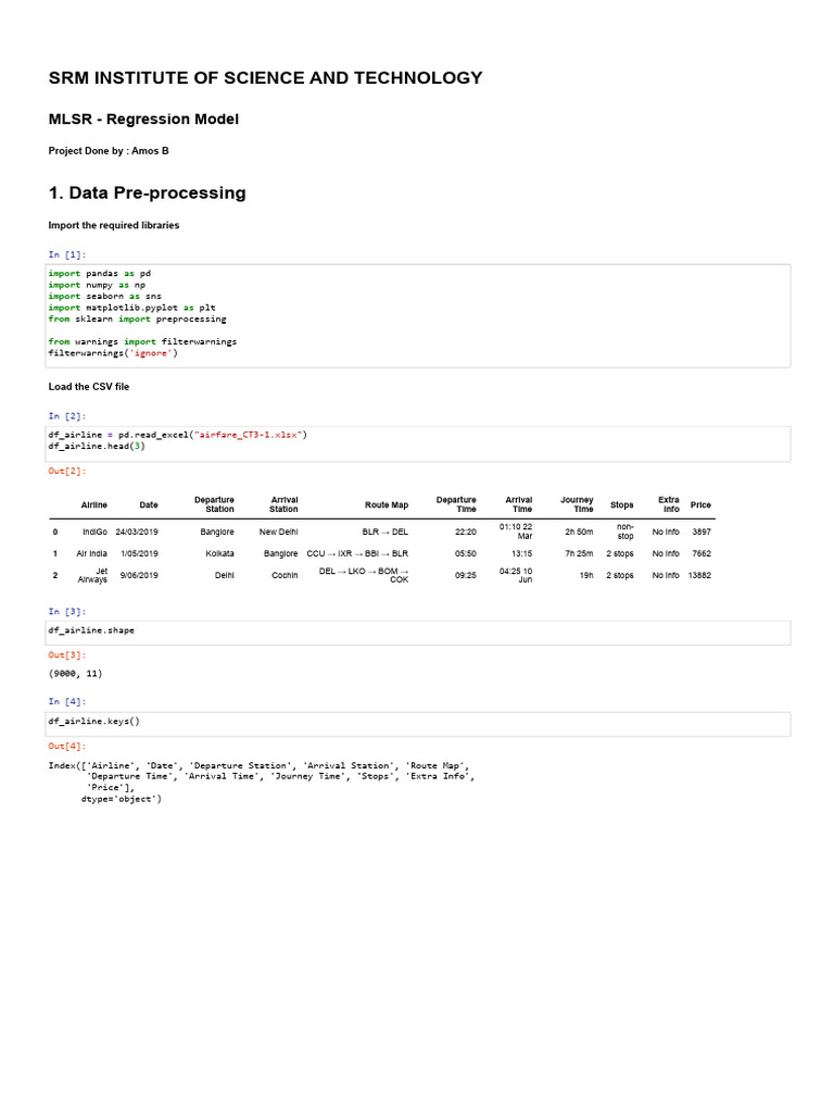 Supervised Regression | PDF | Coefficient Of Determination | Mean Squared Error