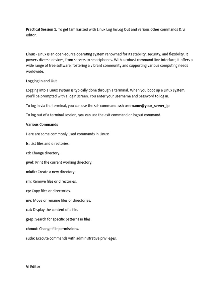 Linux Lab Practical Pdf Zip File Format Command Line Interface