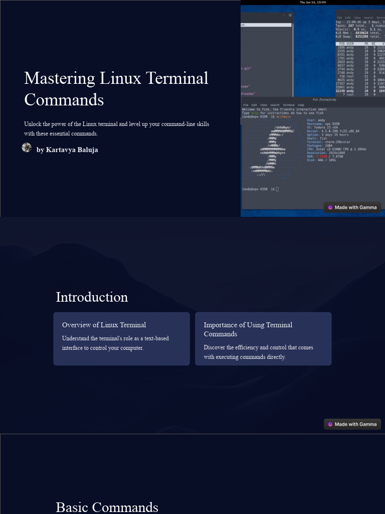 Mastering Linux Terminal Commands | PDF | Computer File | Command Line ... Mastering Linux Terminal Commands | PDF | Computer File | Command Line ...
