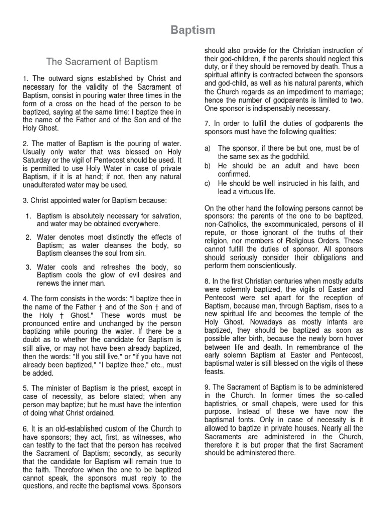 Baptism | PDF | Baptism | Anointing