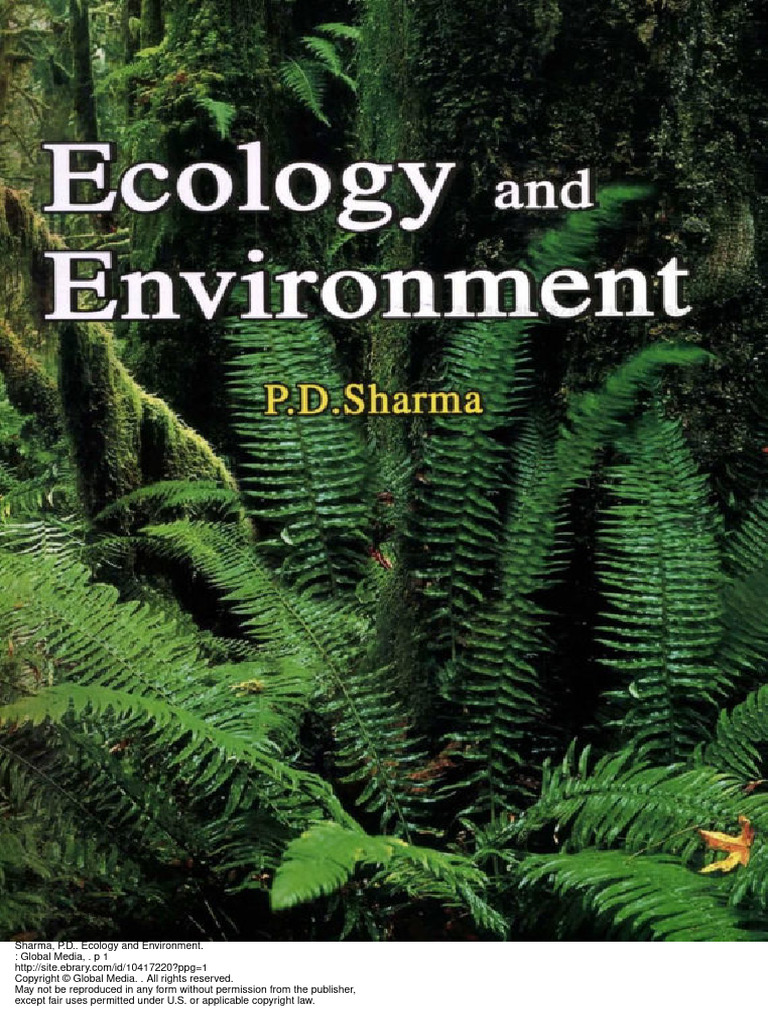 Sharma, P.D..Ecology and Environment - Compressed | PDF | All Rights Reserved | Fair Use