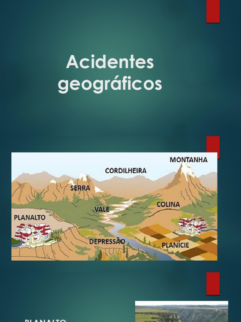 Tipos de Acidentes Geográficos | PDF