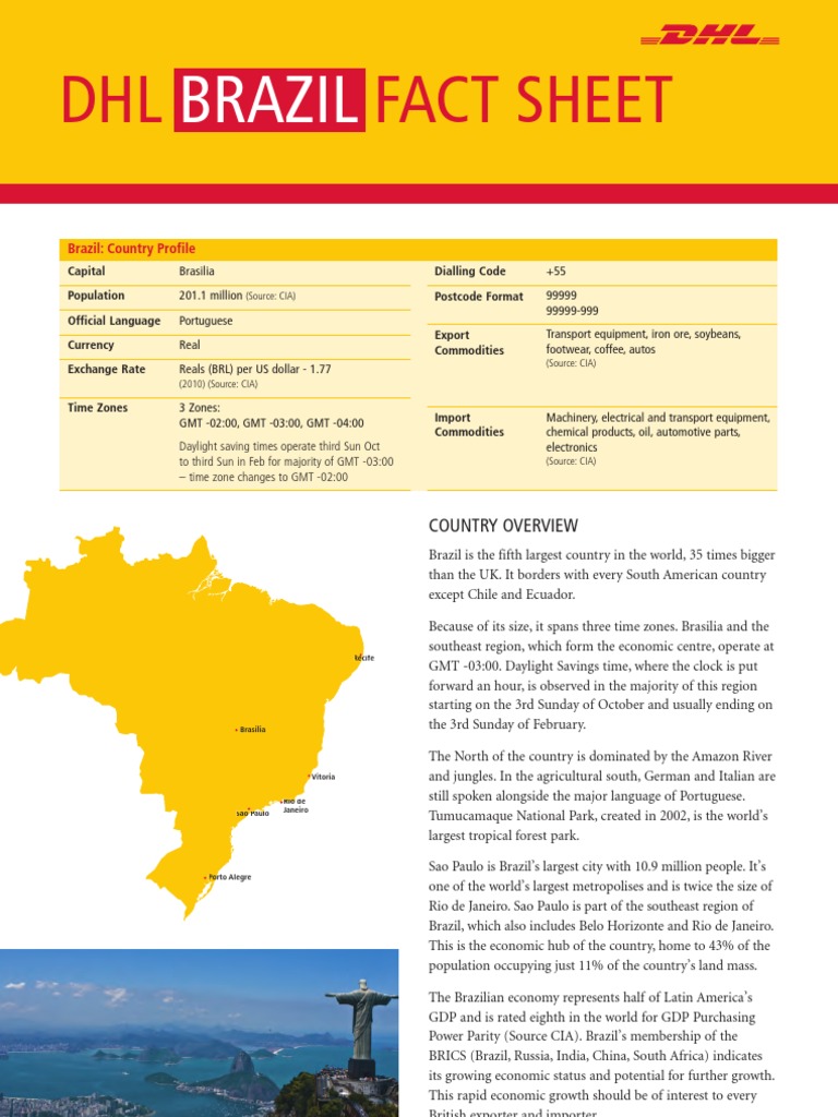 Brazil Customs and DHL Shipping Guide | PDF | Brazil | Customs
