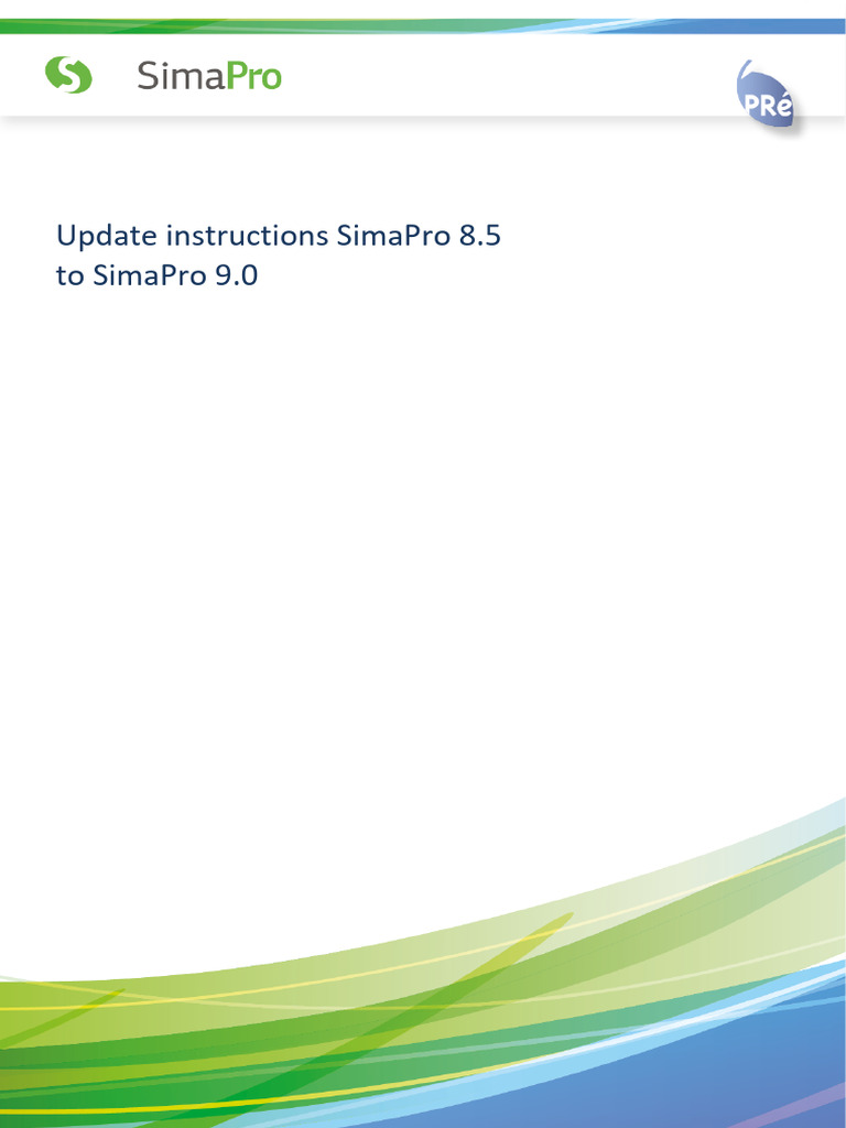 Update Instructions Sima Pro 85 To Sima Pro 90 | PDF | Databases | Microsoft Windows