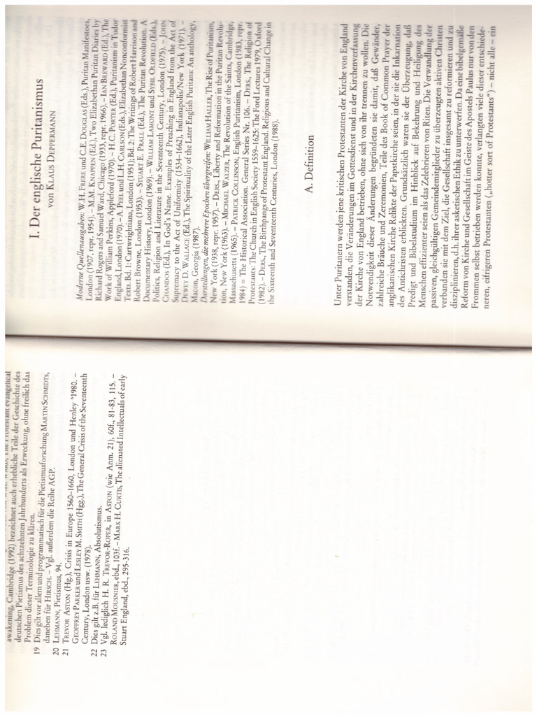 Deppermann,_Puritanismus | PDF