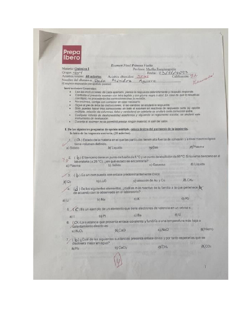 Examen 1 | PDF