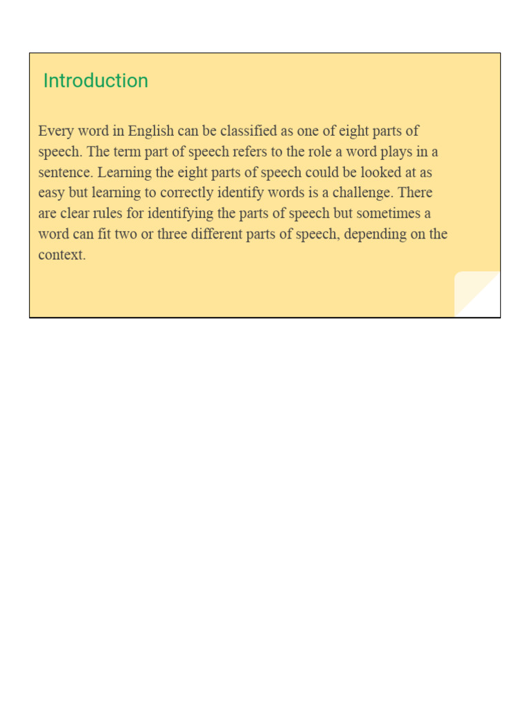 Gammar Mini Lesson-2 | PDF | Part Of Speech | Noun