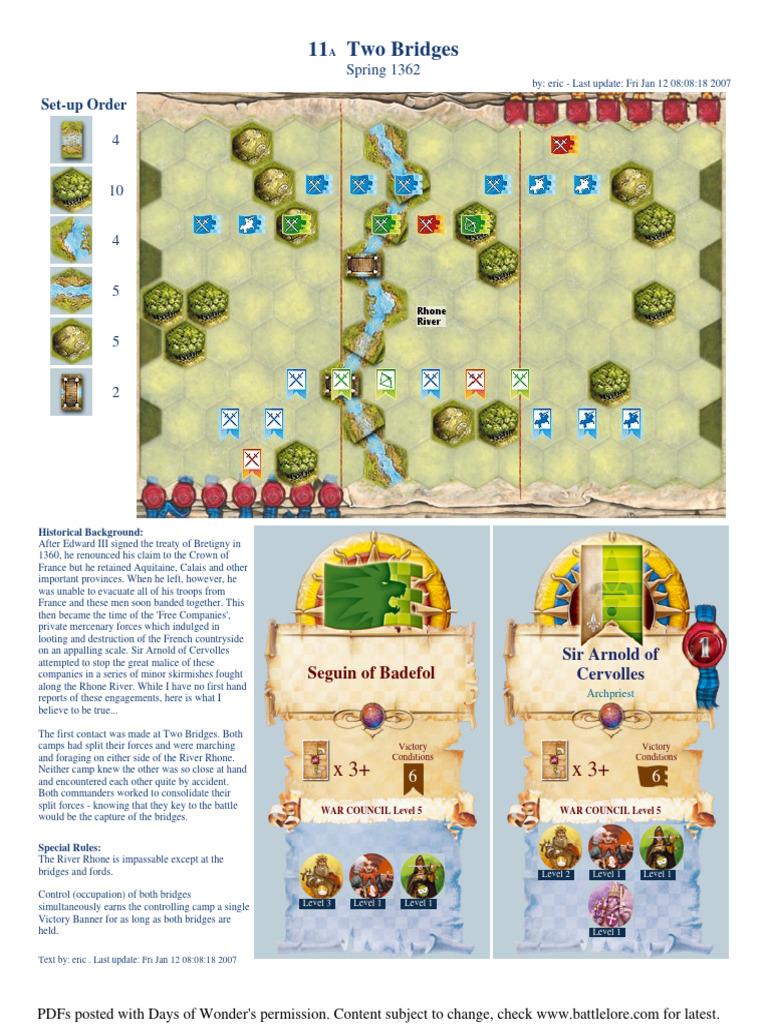 BL11a TwoBridges | PDF | Warfare | 2nd Millennium Conflicts