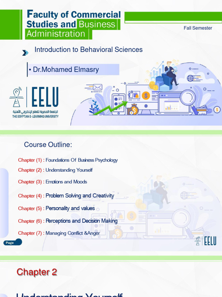 Behavioral Science - Chapter 2 | PDF | Self Esteem | Self Concept