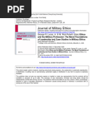 Ethical Decision Making in the Army | PDF | Utilitarianism | Value (Ethics)