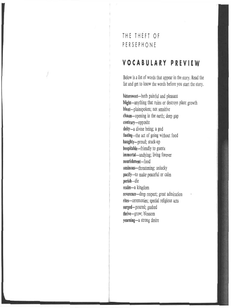 DORIEN LEE - Theft - of - Persephone | PDF